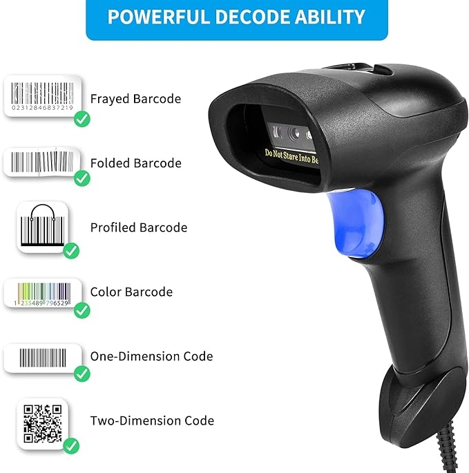 Handheld USB QR Barcode Scanner – Appsol Information Systems Ltd